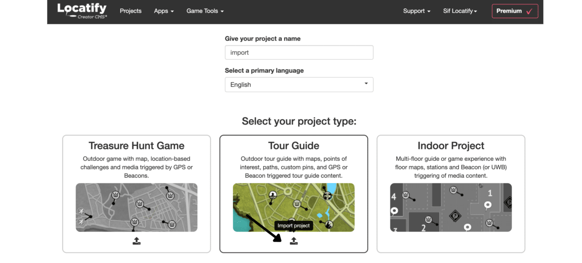 How Do I Import And Export A Project Locatify