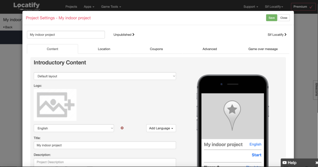 Step-by-Step Guide: Create an Indoor Tour or Game – Locatify